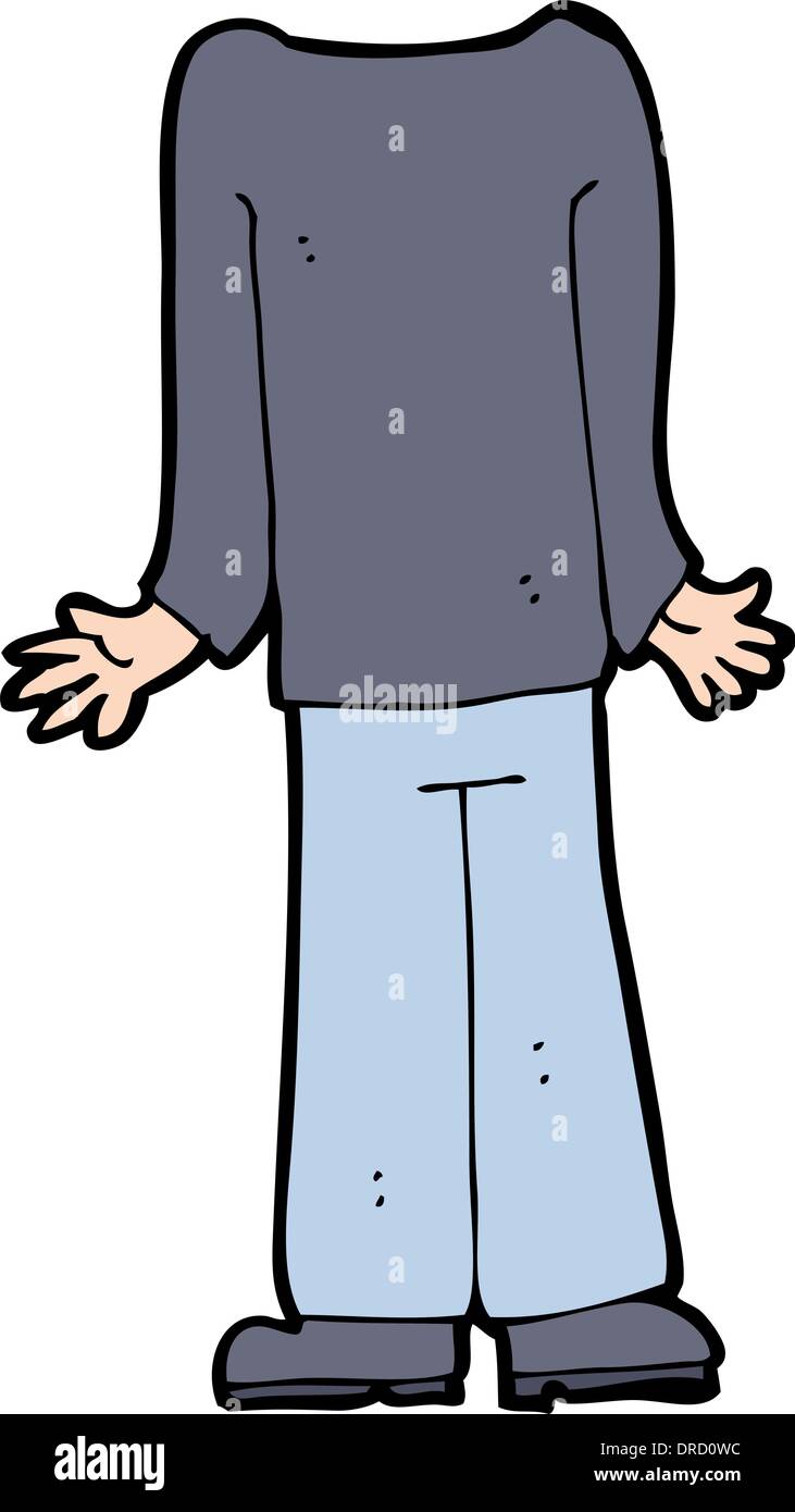 cartoon male body (mix and match cartoons or add own photos Stock ...