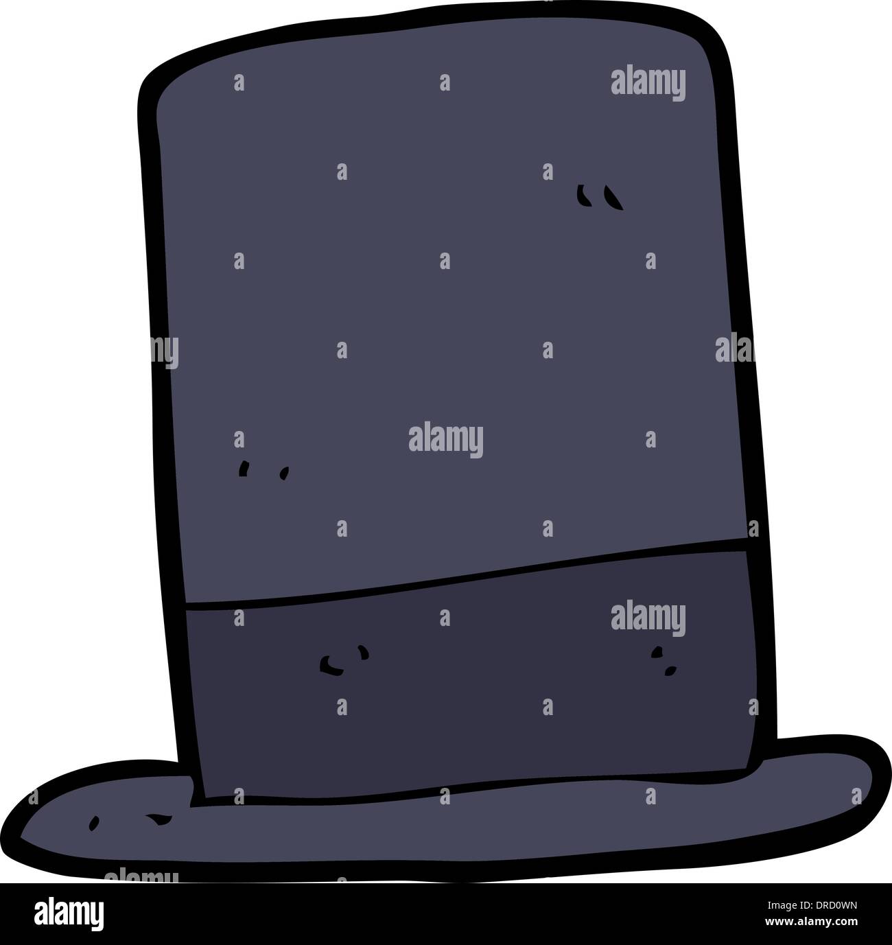 Silly top hat Stock Vector Images - Alamy