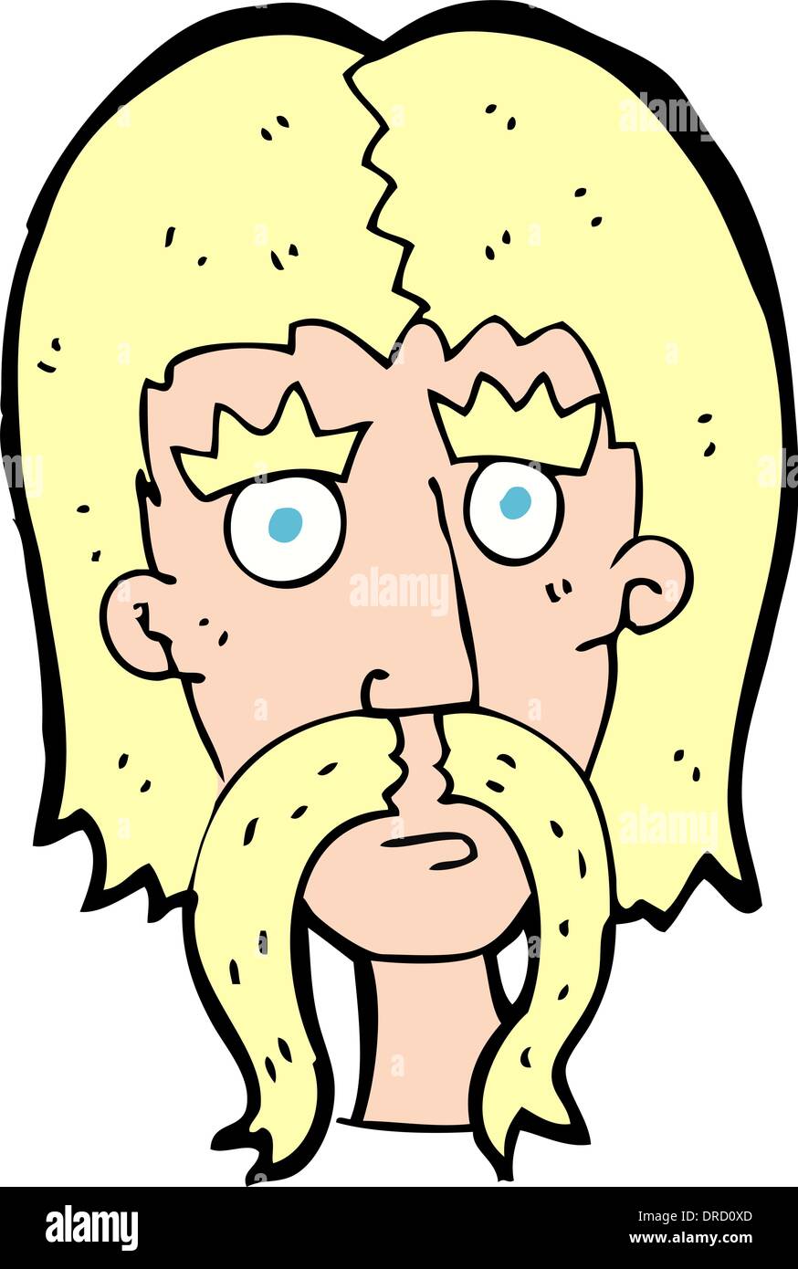 cartoon man with long mustache Stock Vector Image & Art - Alamy