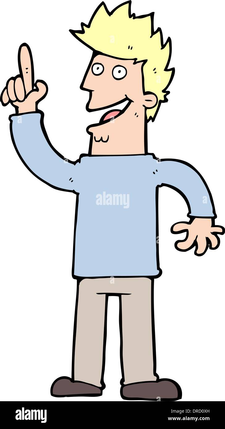cartoon man with great new idea Stock Vector Image & Art - Alamy