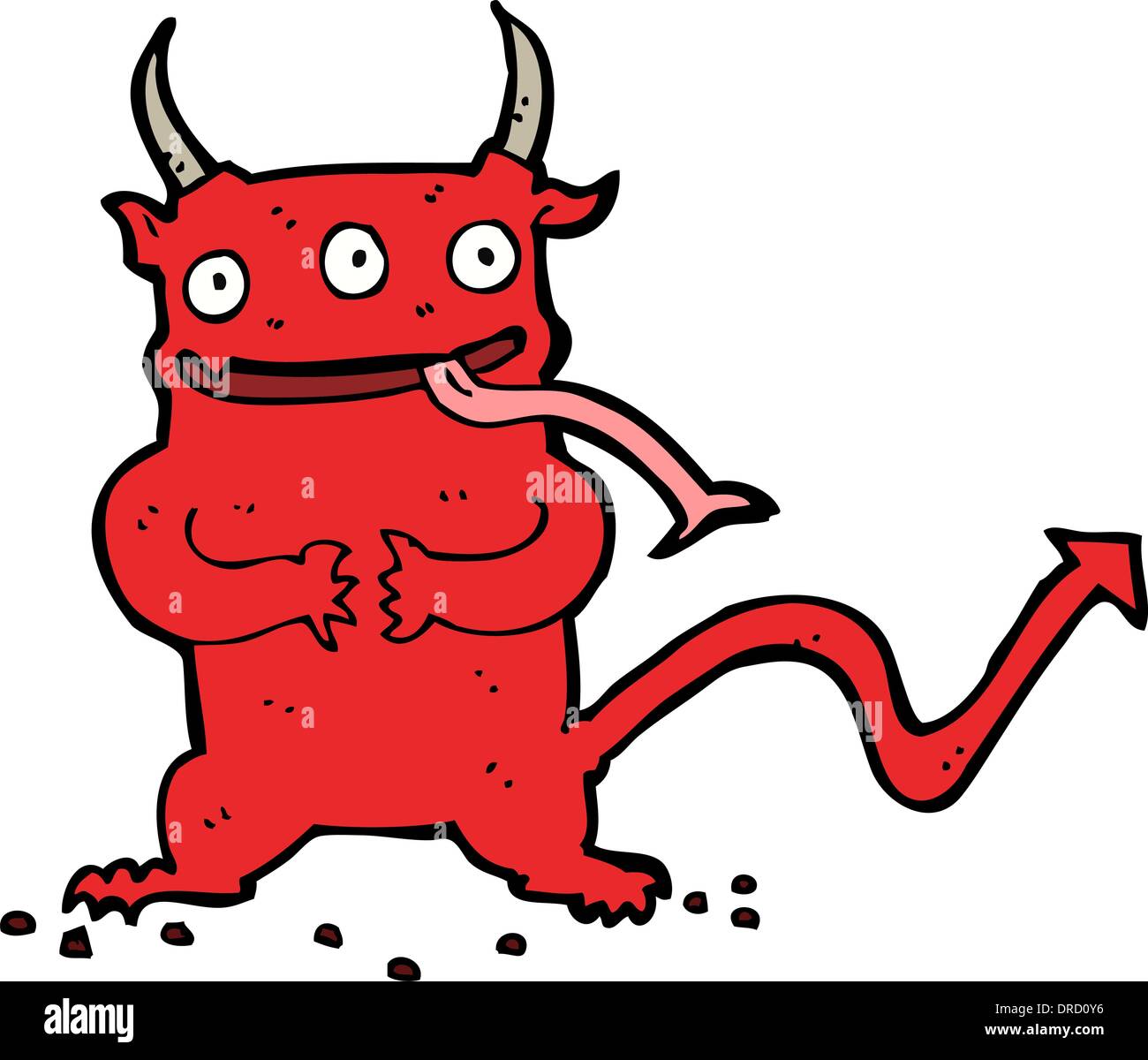 cartoon little demon Stock Vector Image & Art - Alamy