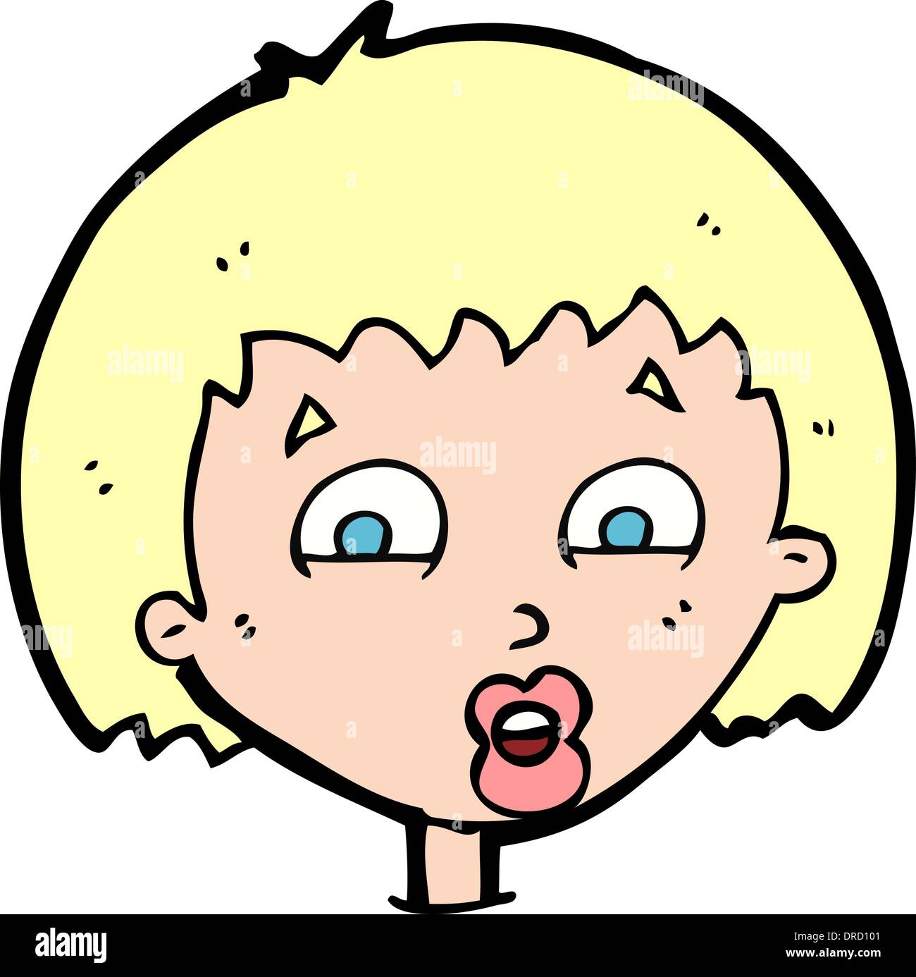 cartoon shocked expression Stock Vector Image & Art - Alamy