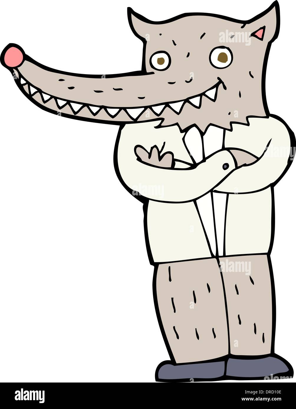 cartoon wolf man Stock Vector Image & Art - Alamy