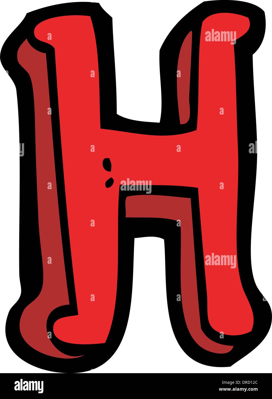 cartoon letter H Stock Vector Image & Art - Alamy