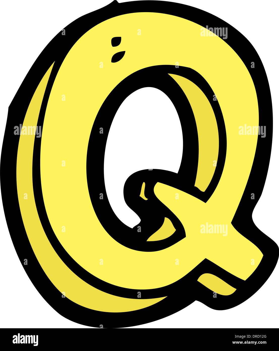 cartoon letter Q Stock Vector Image & Art - Alamy