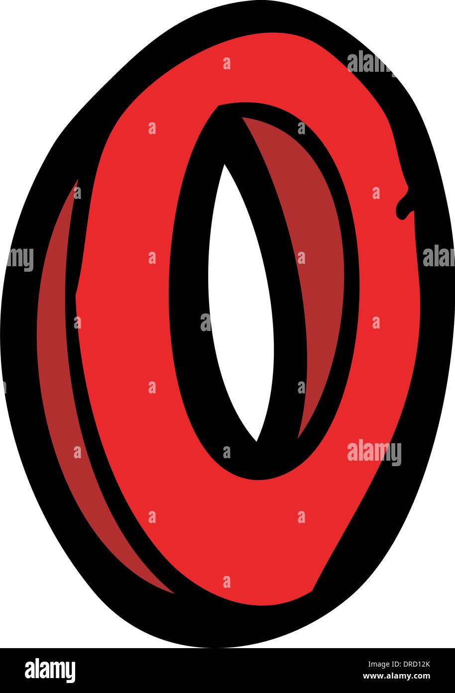 cartoon letter O Stock Vector Image & Art - Alamy