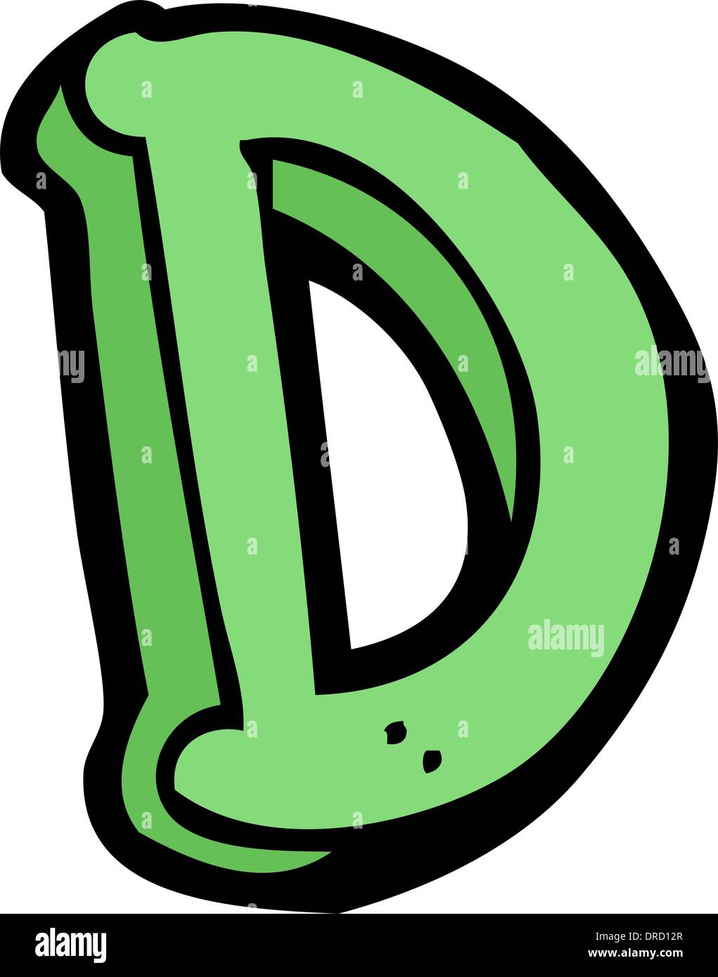 cartoon letter D Stock Vector Image & Art - Alamy