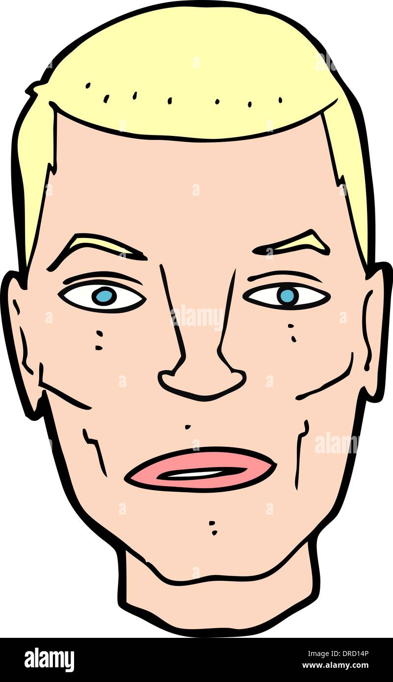 cartoon serious male face Stock Vector Image & Art - Alamy