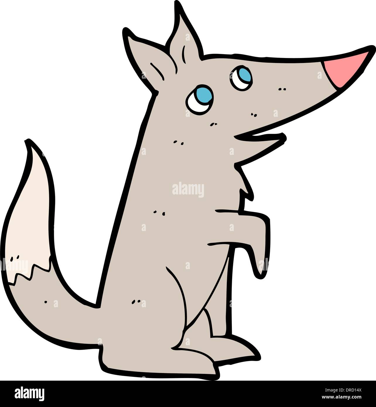 cartoon wolf cub Stock Vector Image & Art - Alamy
