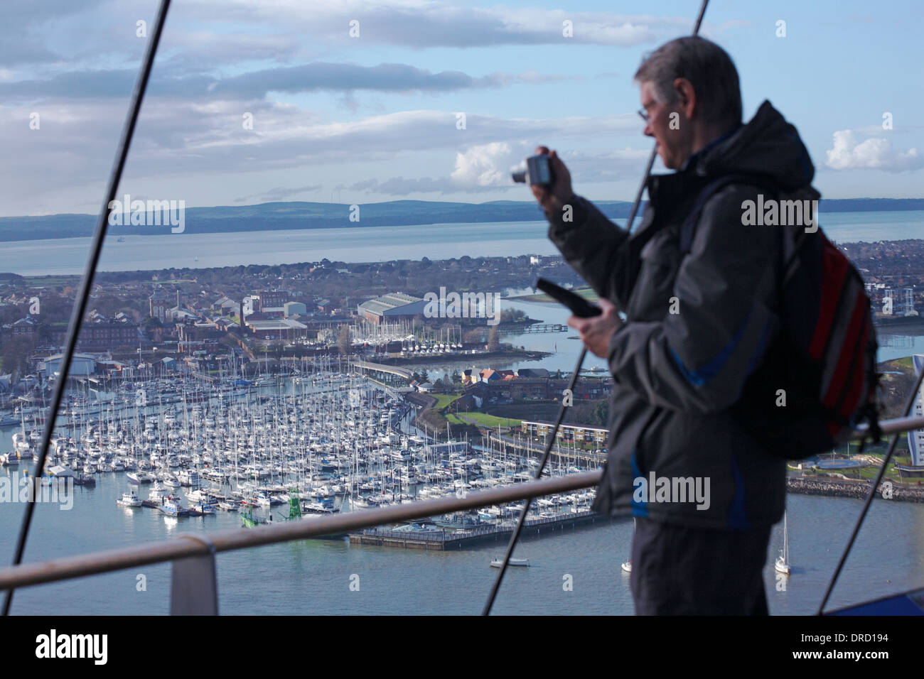 Aerial view from spinnaker tower hi-res stock photography and images ...