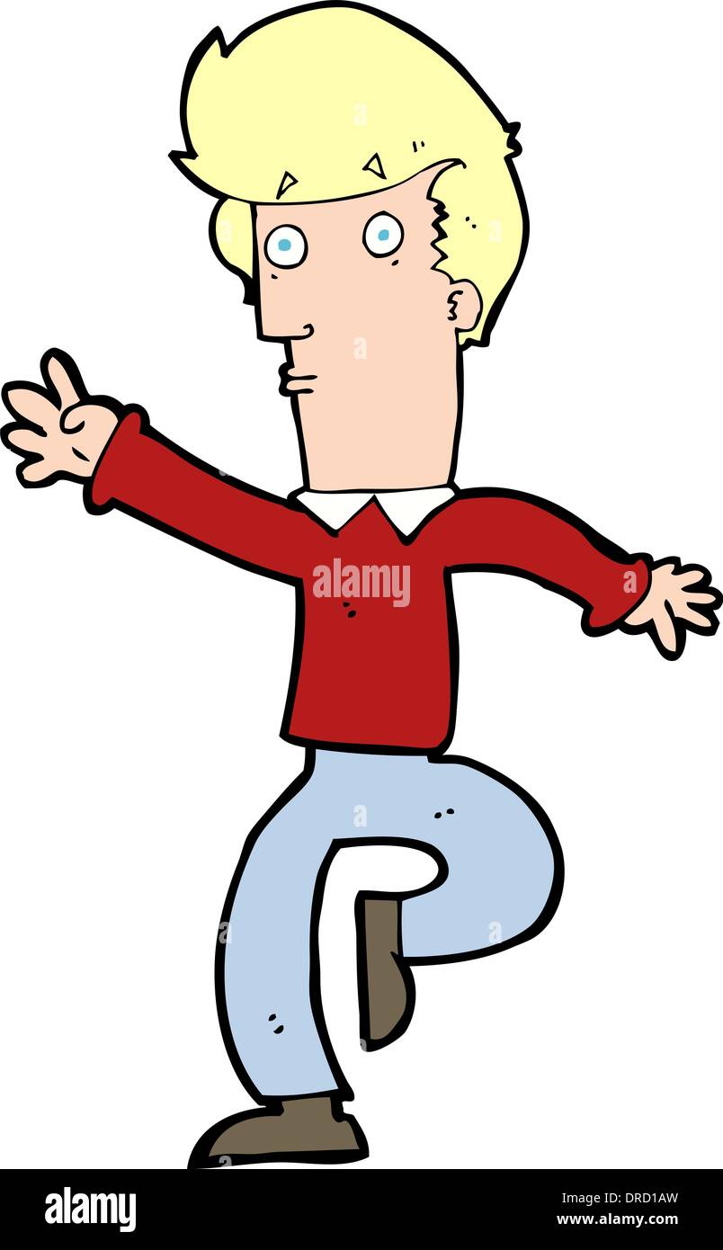 cartoon rushing man Stock Vector Image & Art - Alamy