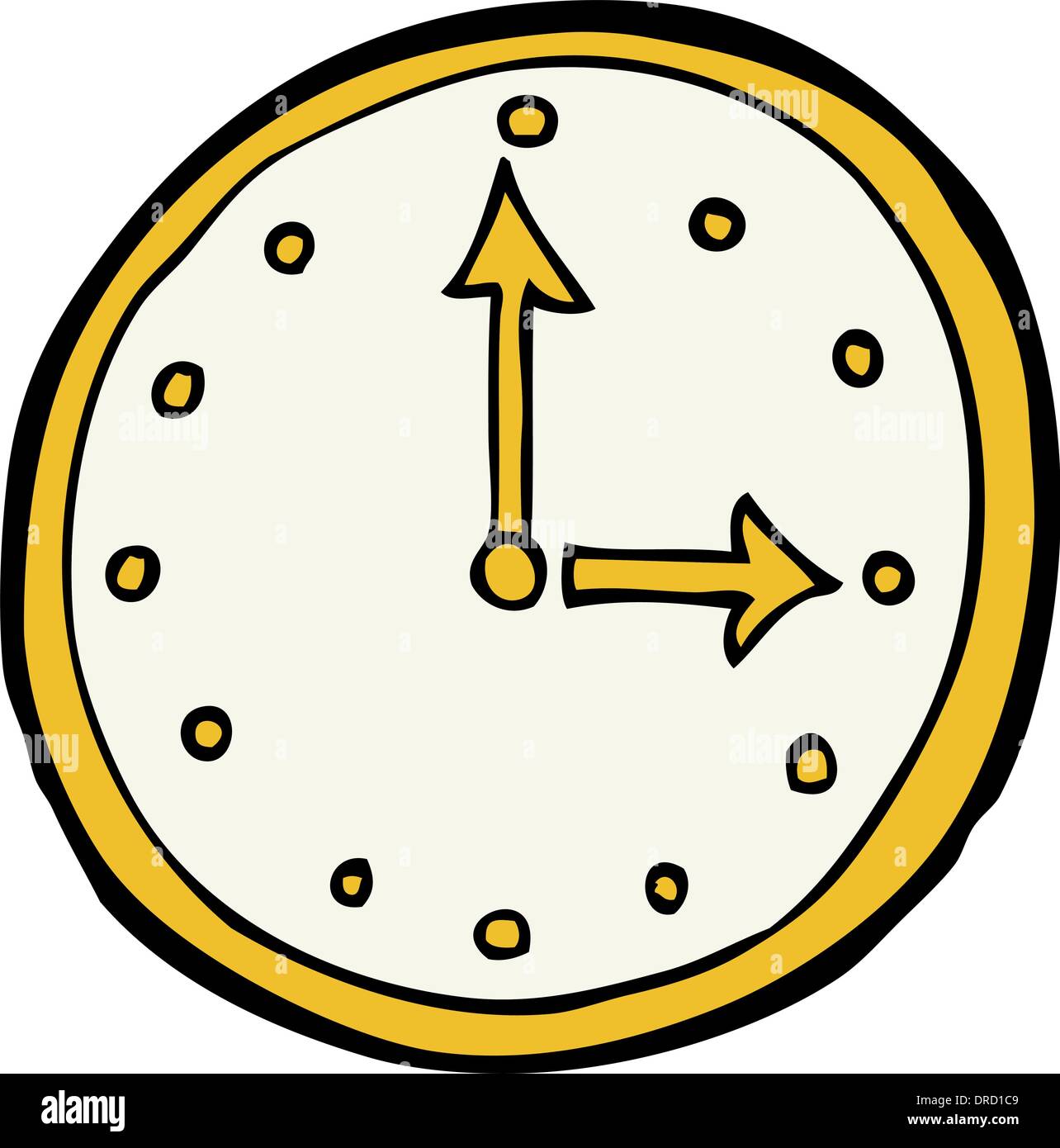 cartoon clock symbol Stock Vector Image & Art - Alamy