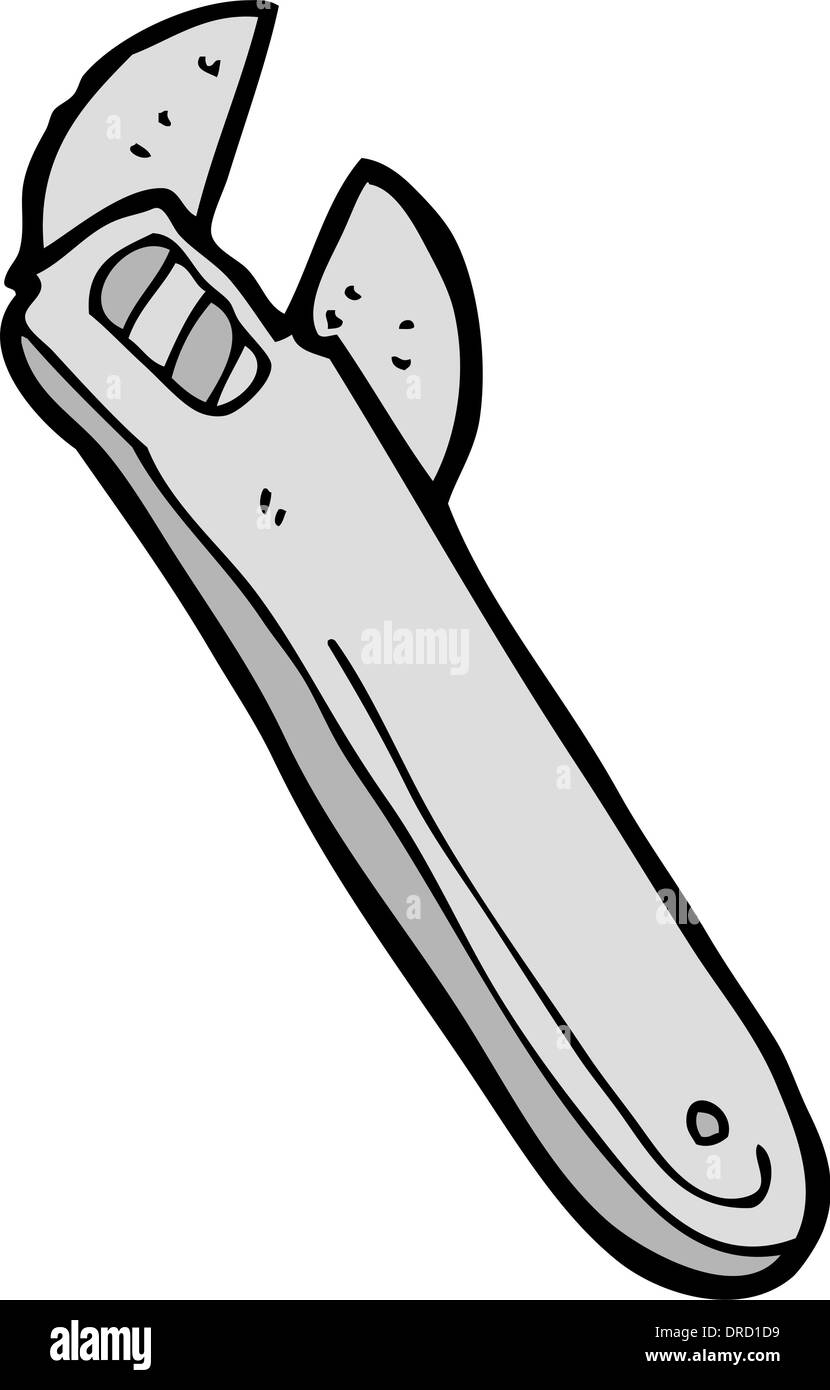 cartoon adjustable spanner Stock Vector Image & Art - Alamy