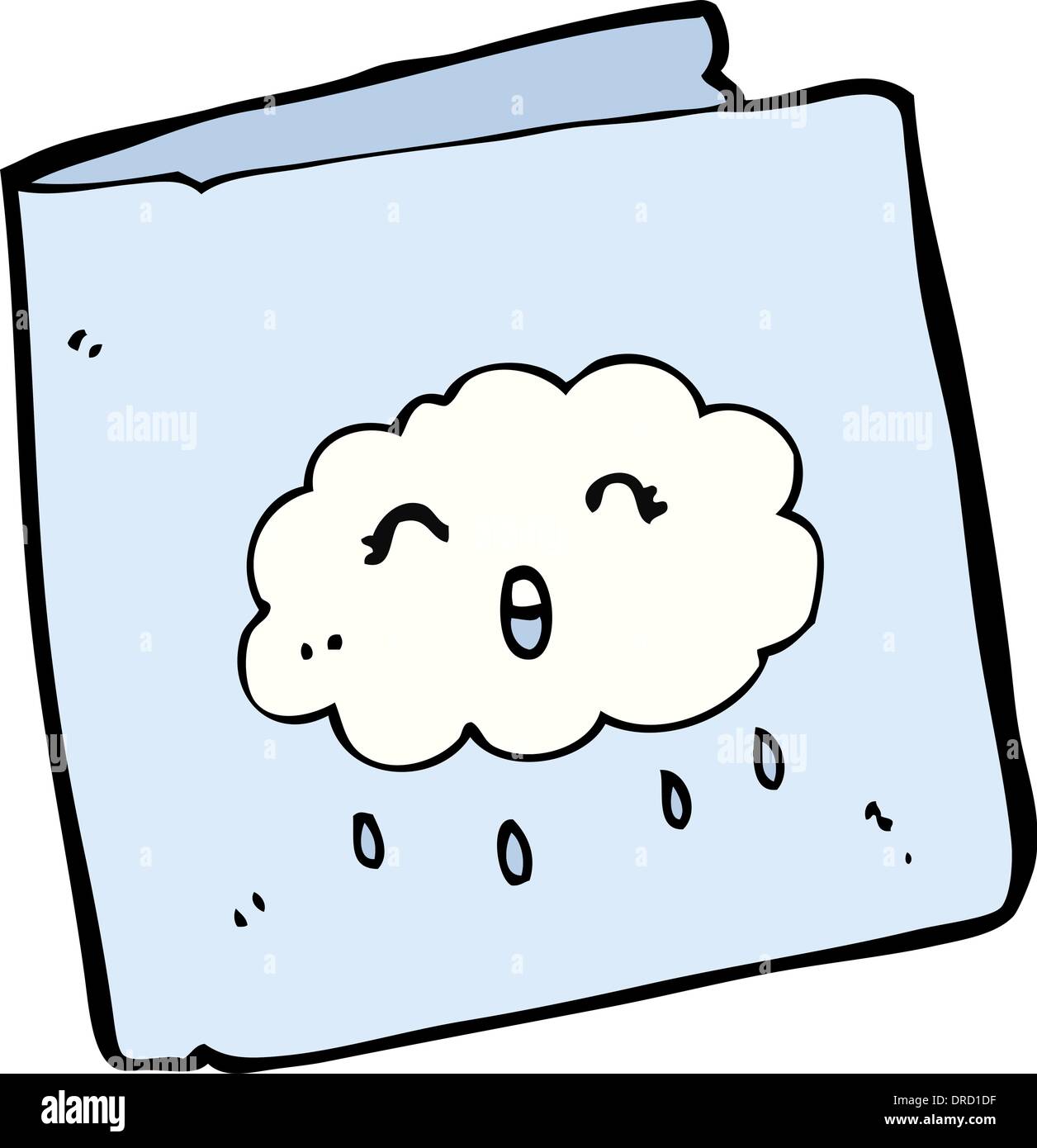 cartoon card with cloud pattern Stock Vector Image & Art - Alamy