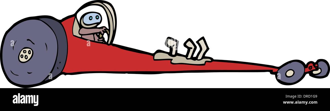 cartoon drag racer Stock Vector Image & Art - Alamy