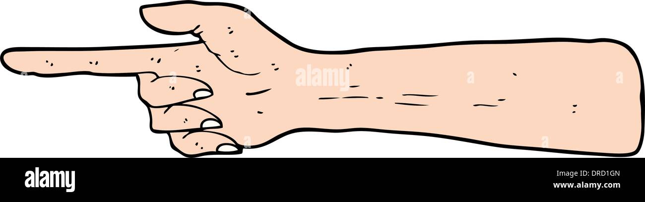pointing hand cartoon Stock Vector Image & Art - Alamy