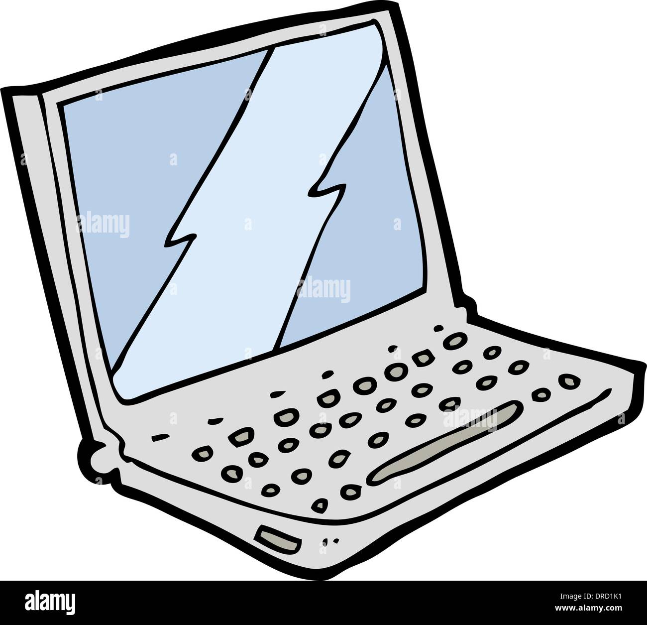 cartoon laptop computer Stock Vector Image & Art - Alamy