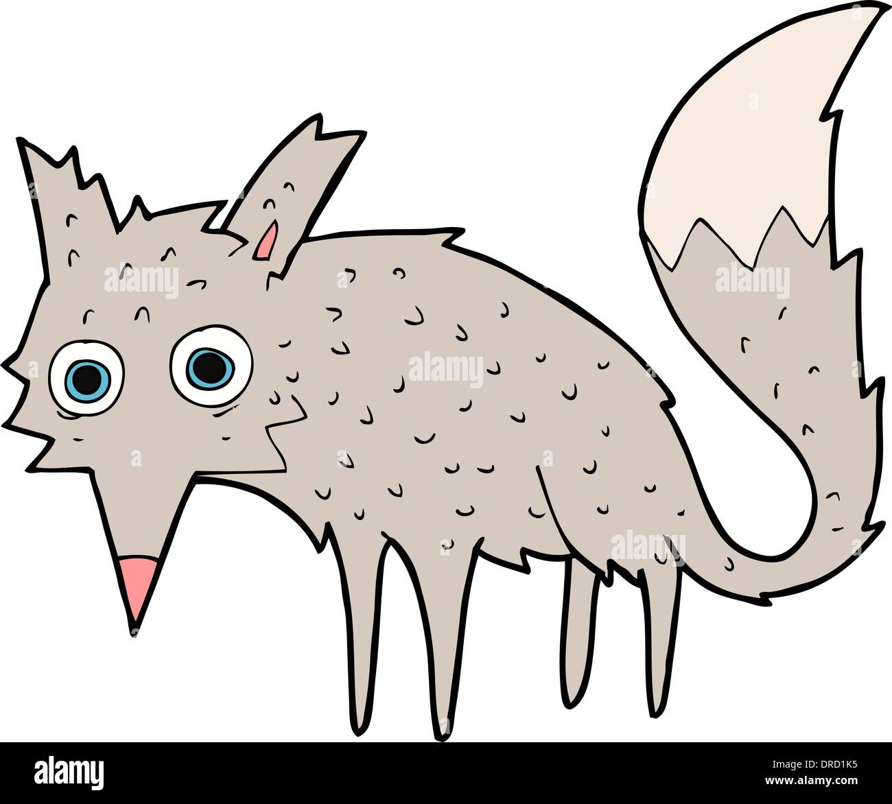 funny cartoon wolf Stock Vector Image & Art - Alamy