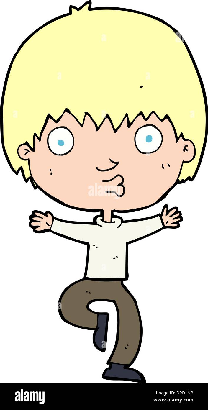 cartoon excited boy Stock Vector Image & Art - Alamy