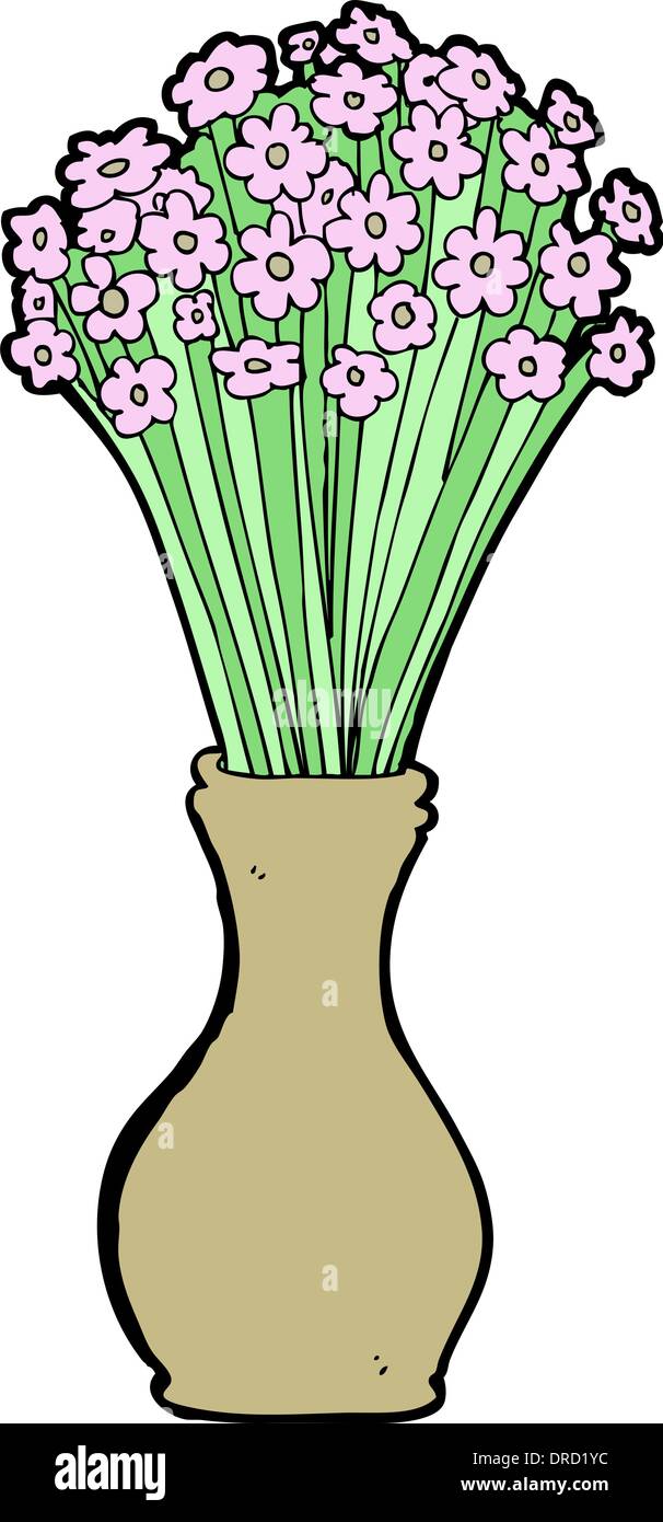 cartoon flowers in pot Stock Vector Image & Art - Alamy