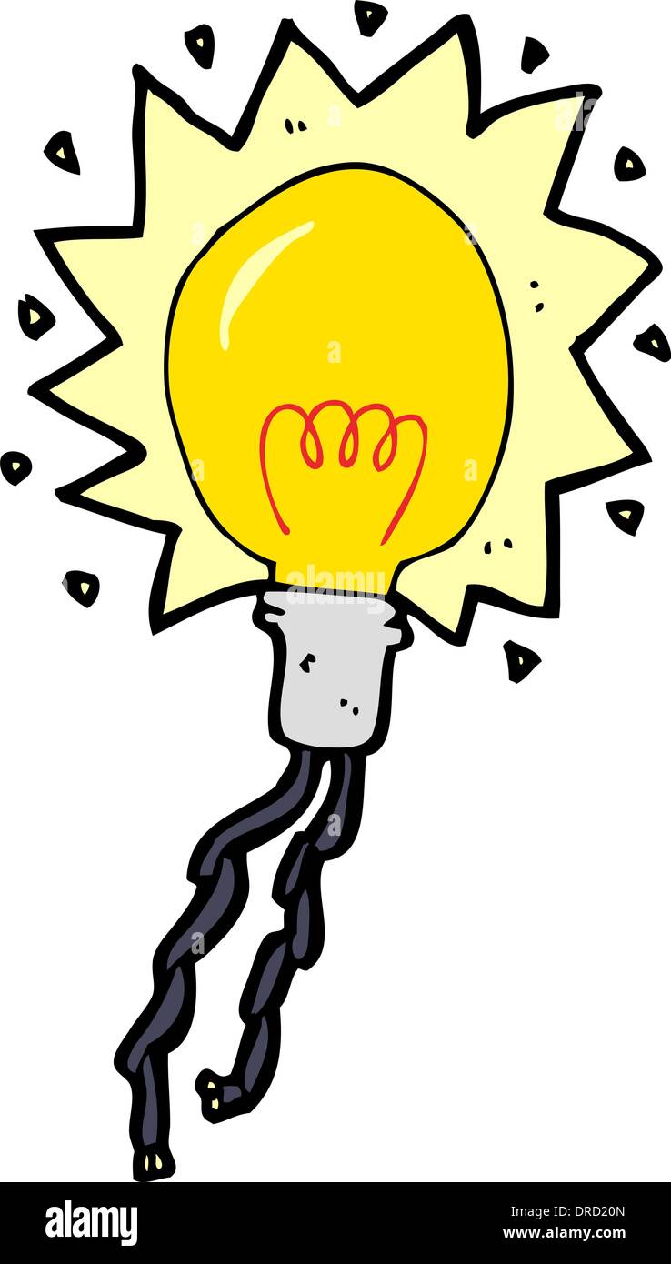 cartoon electric light bulb Stock Vector Image & Art - Alamy