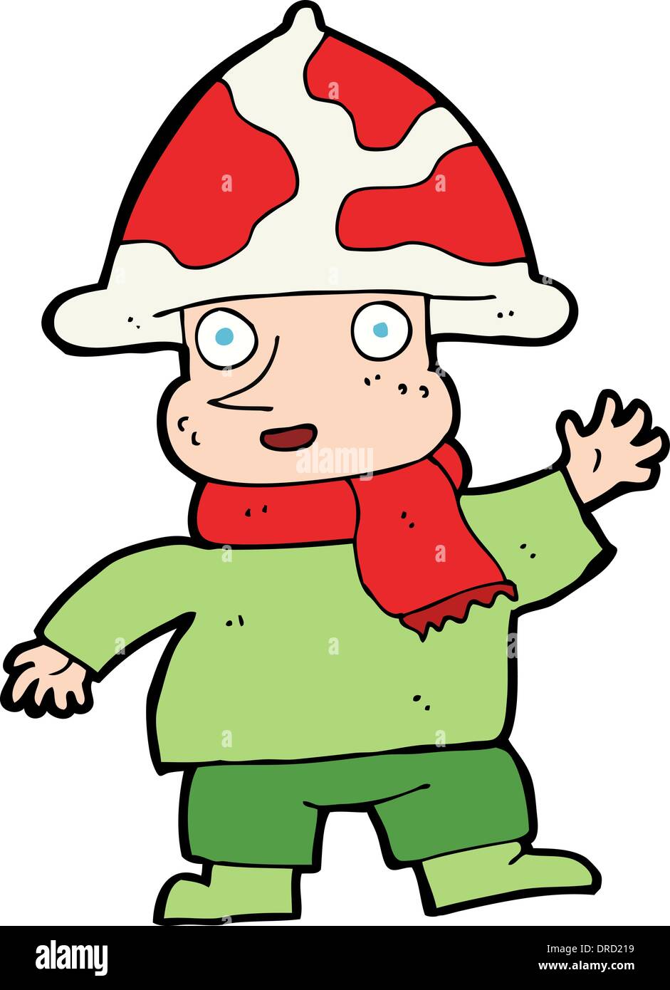cartoon mushroom man Stock Vector Image & Art - Alamy