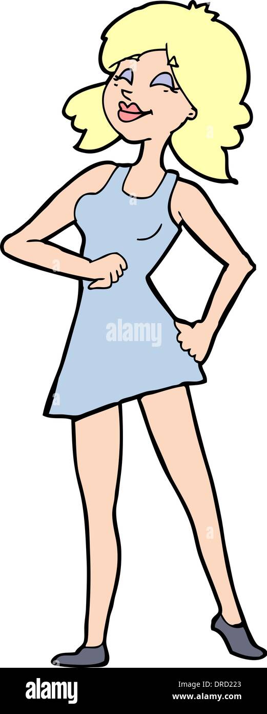 cartoon proud woman Stock Vector Image & Art - Alamy