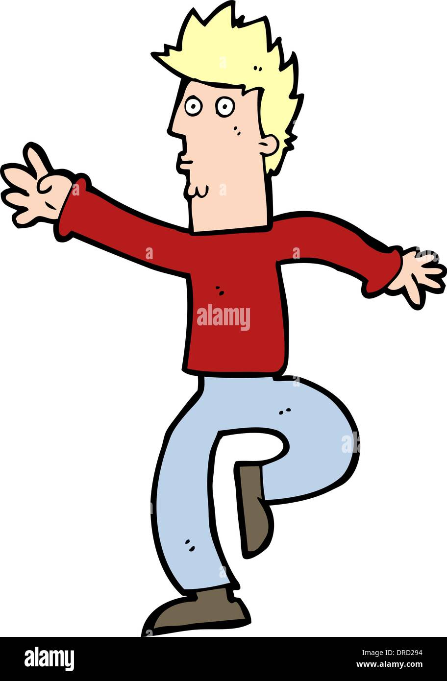 cartoon urgent man Stock Vector Image & Art - Alamy