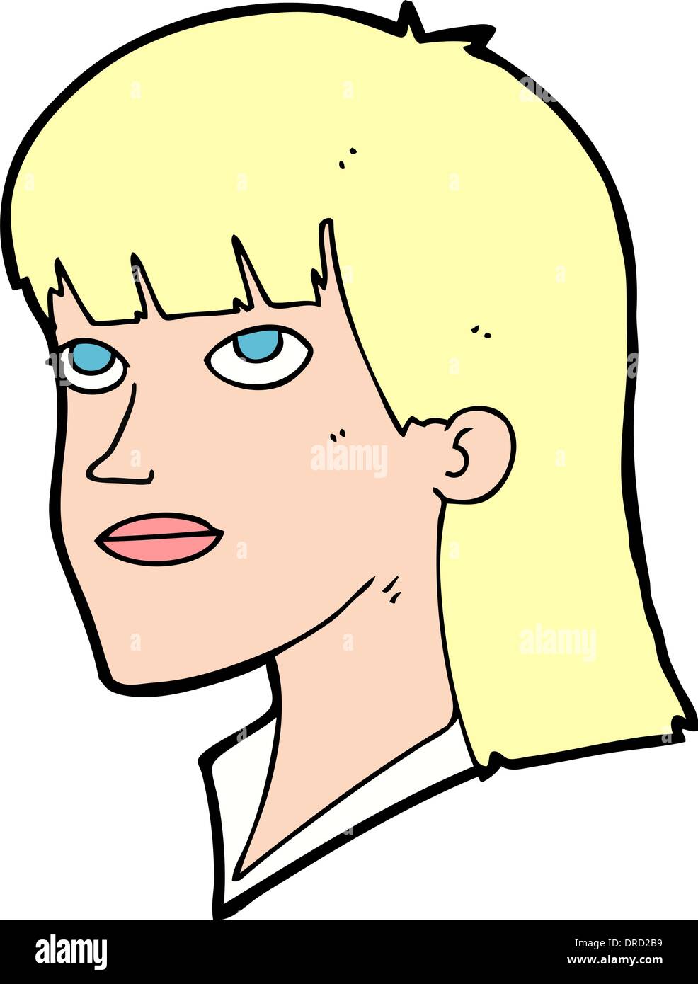 cartoon serious woman Stock Vector Image & Art - Alamy