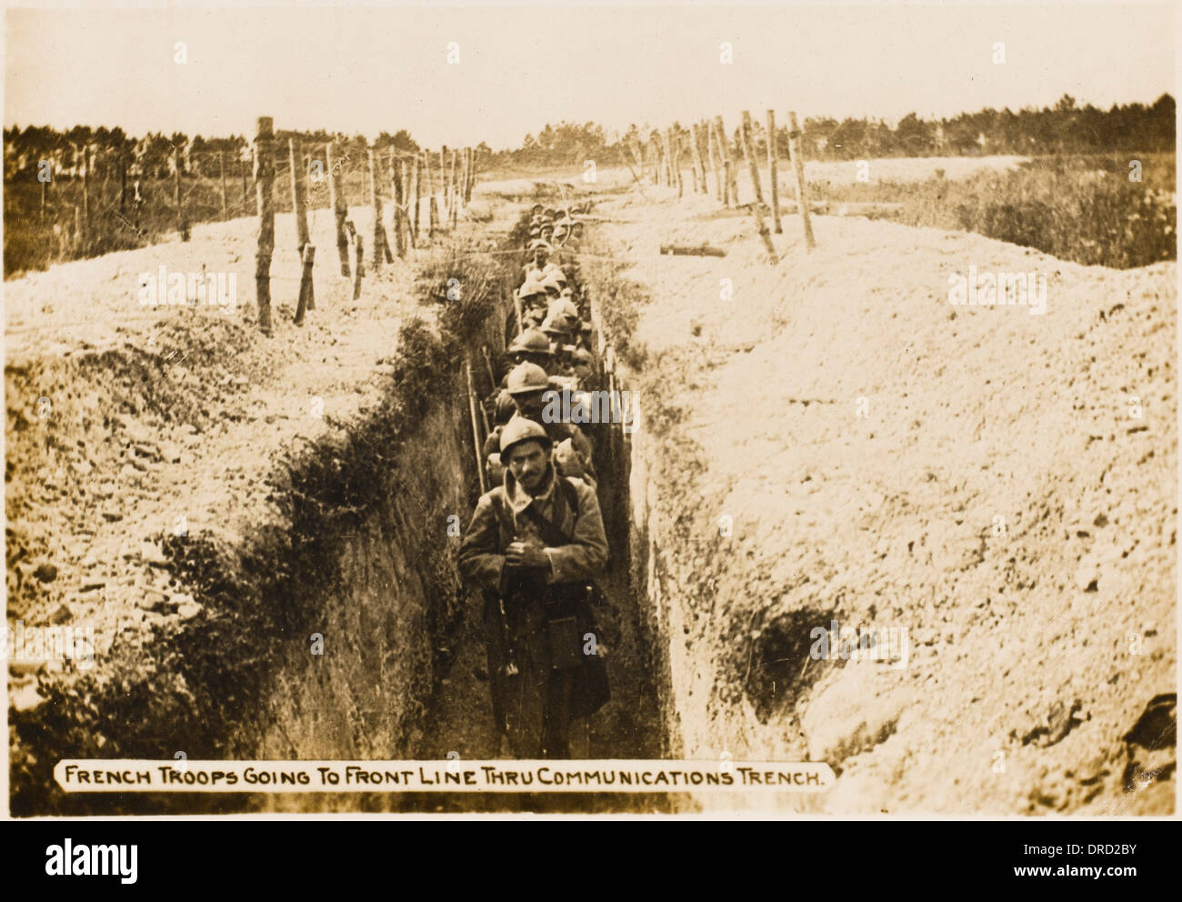 French troops WWI Stock Photo - Alamy