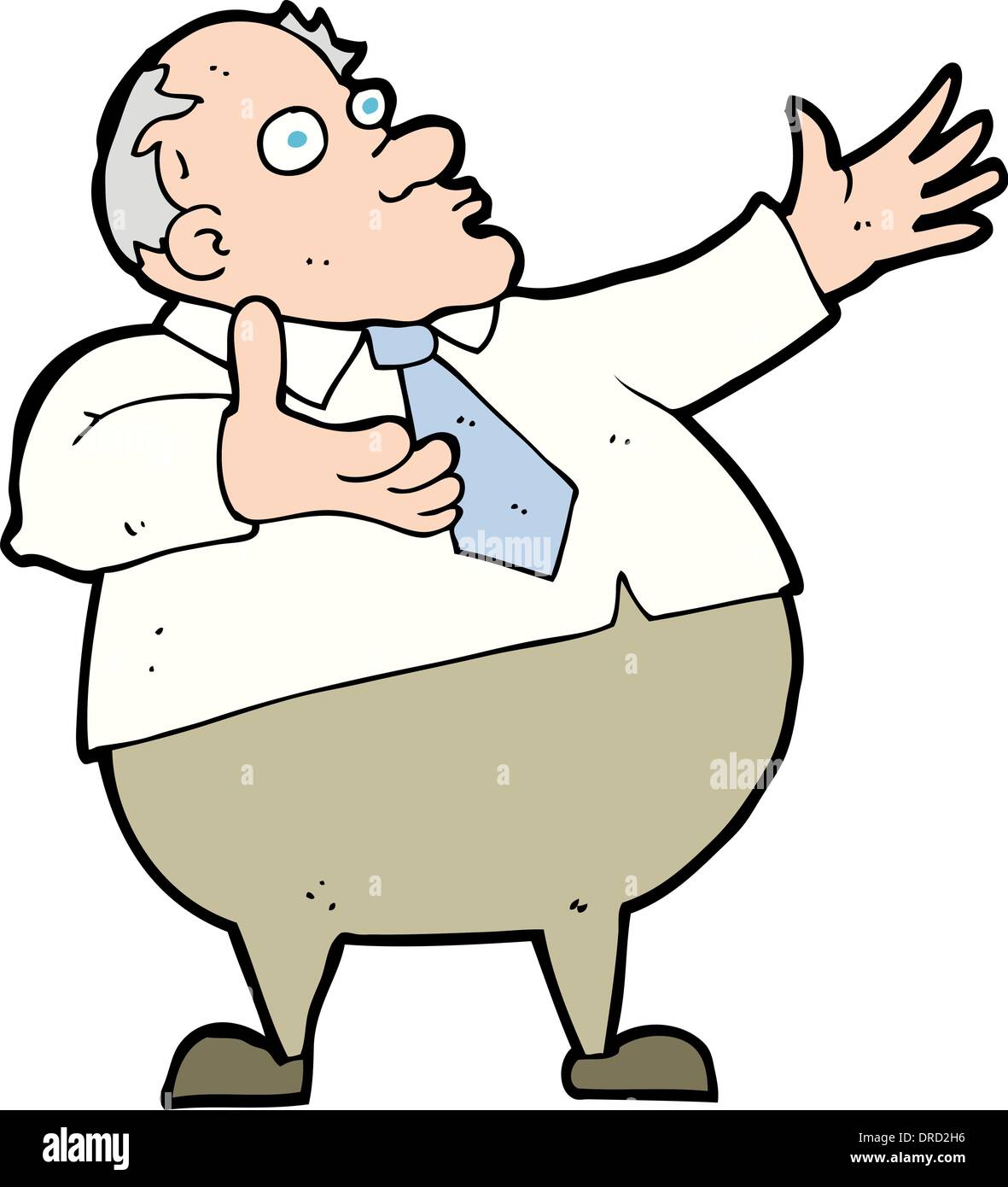 cartoon exasperated middle aged man Stock Vector Image & Art - Alamy