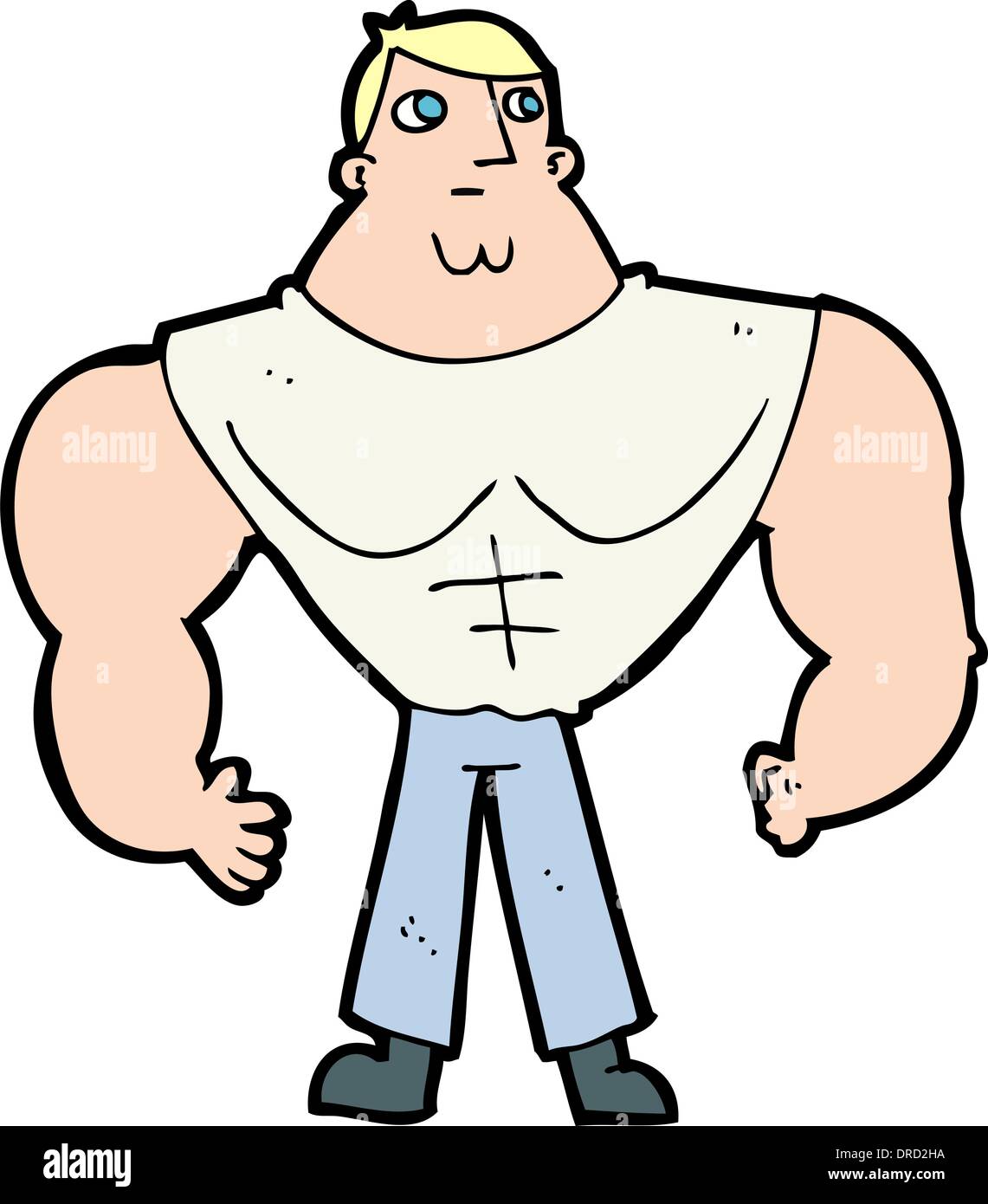 cartoon body builder Stock Vector Image & Art - Alamy