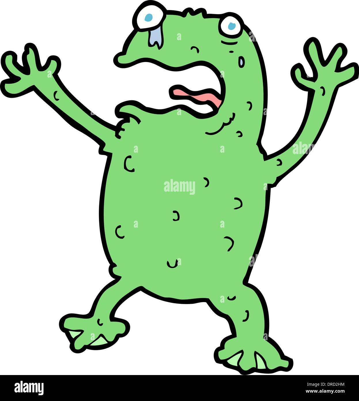 Scared frog Stock Vector Images - Alamy