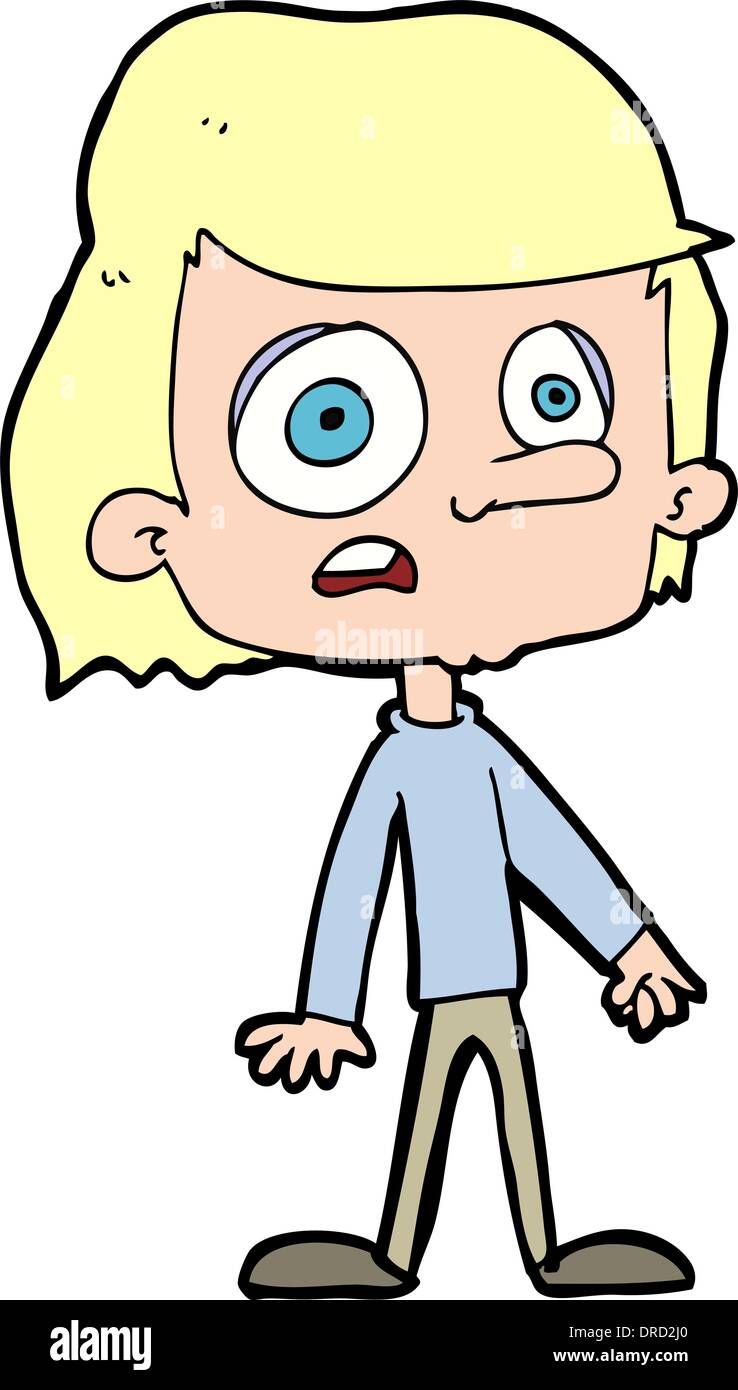 cartoon worried boy Stock Vector Image & Art - Alamy