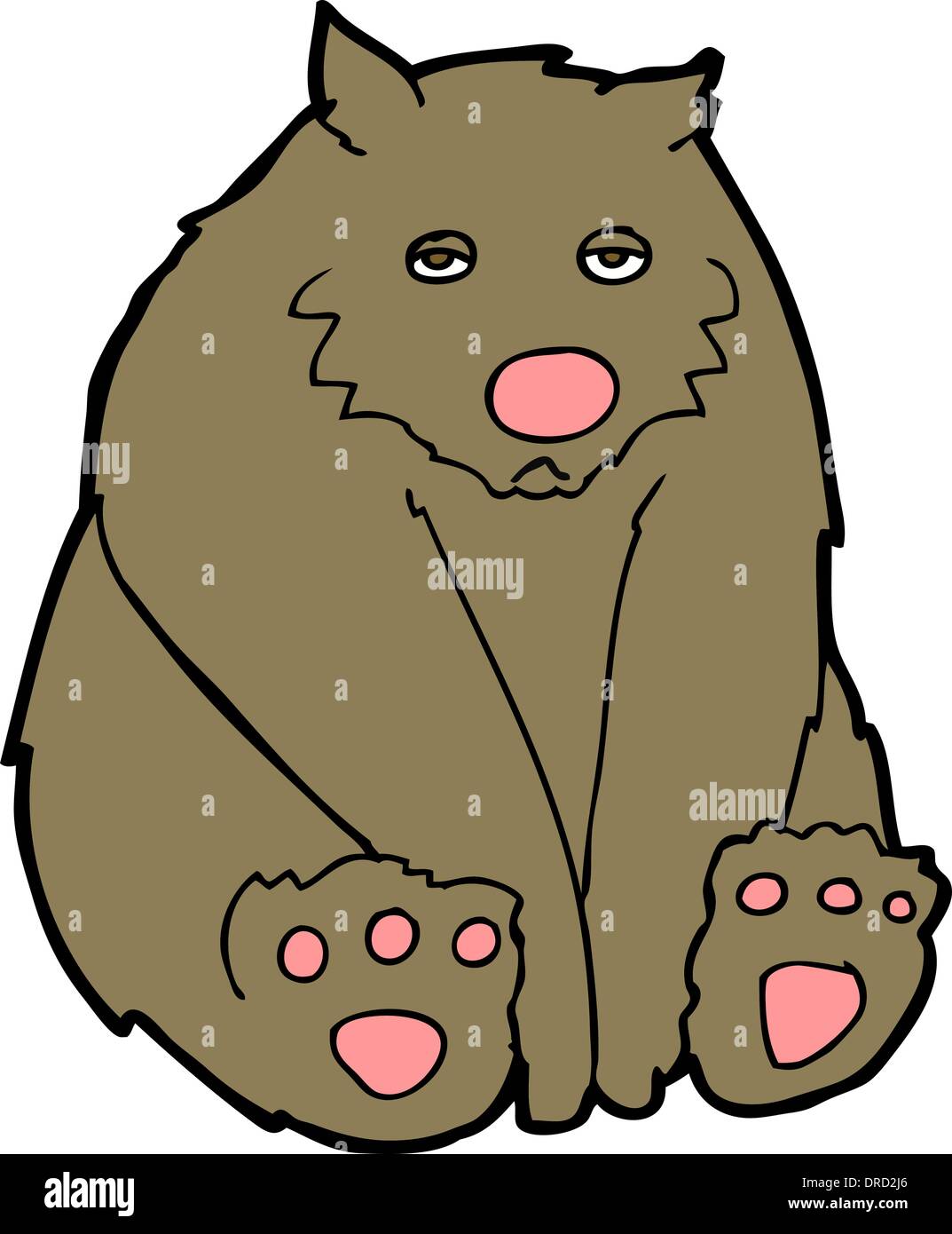 cartoon sad bear Stock Vector Image & Art - Alamy