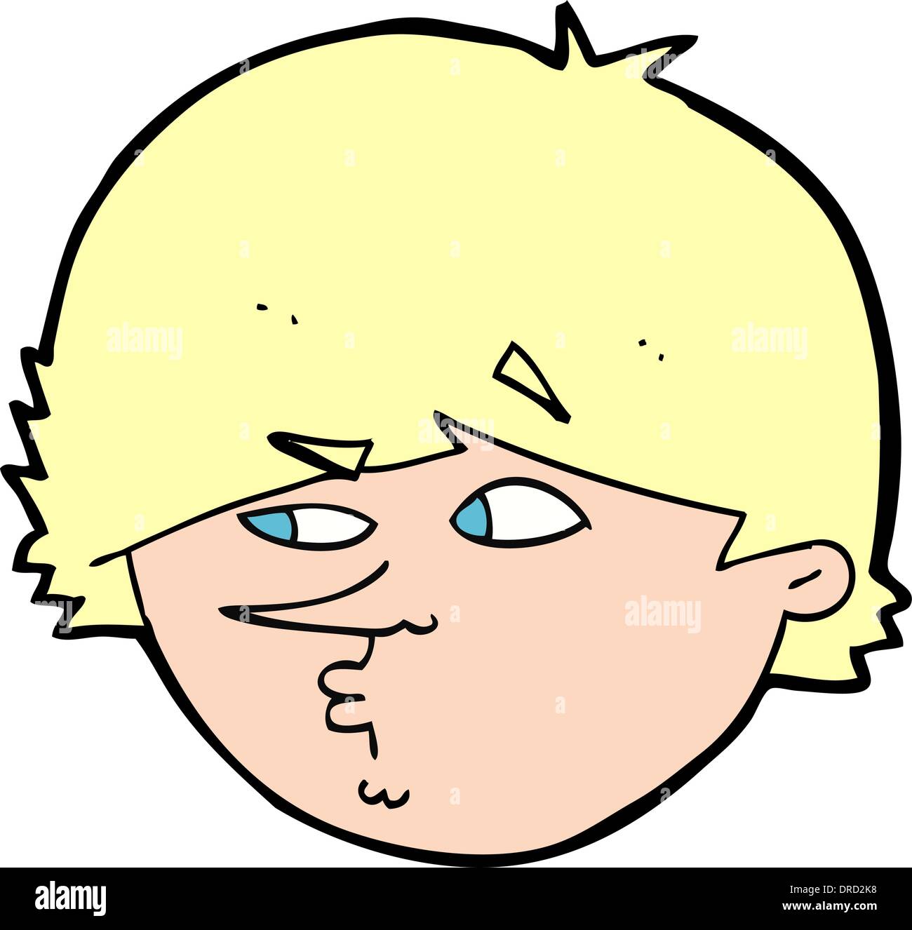 cartoon suspicious man Stock Vector Image & Art - Alamy