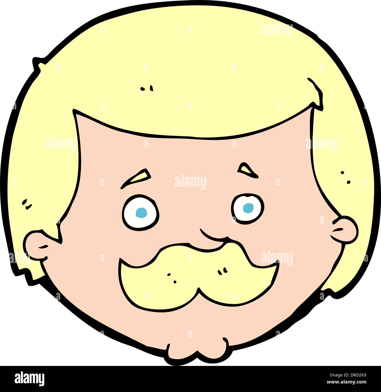 cartoon man with mustache Stock Vector Image & Art - Alamy
