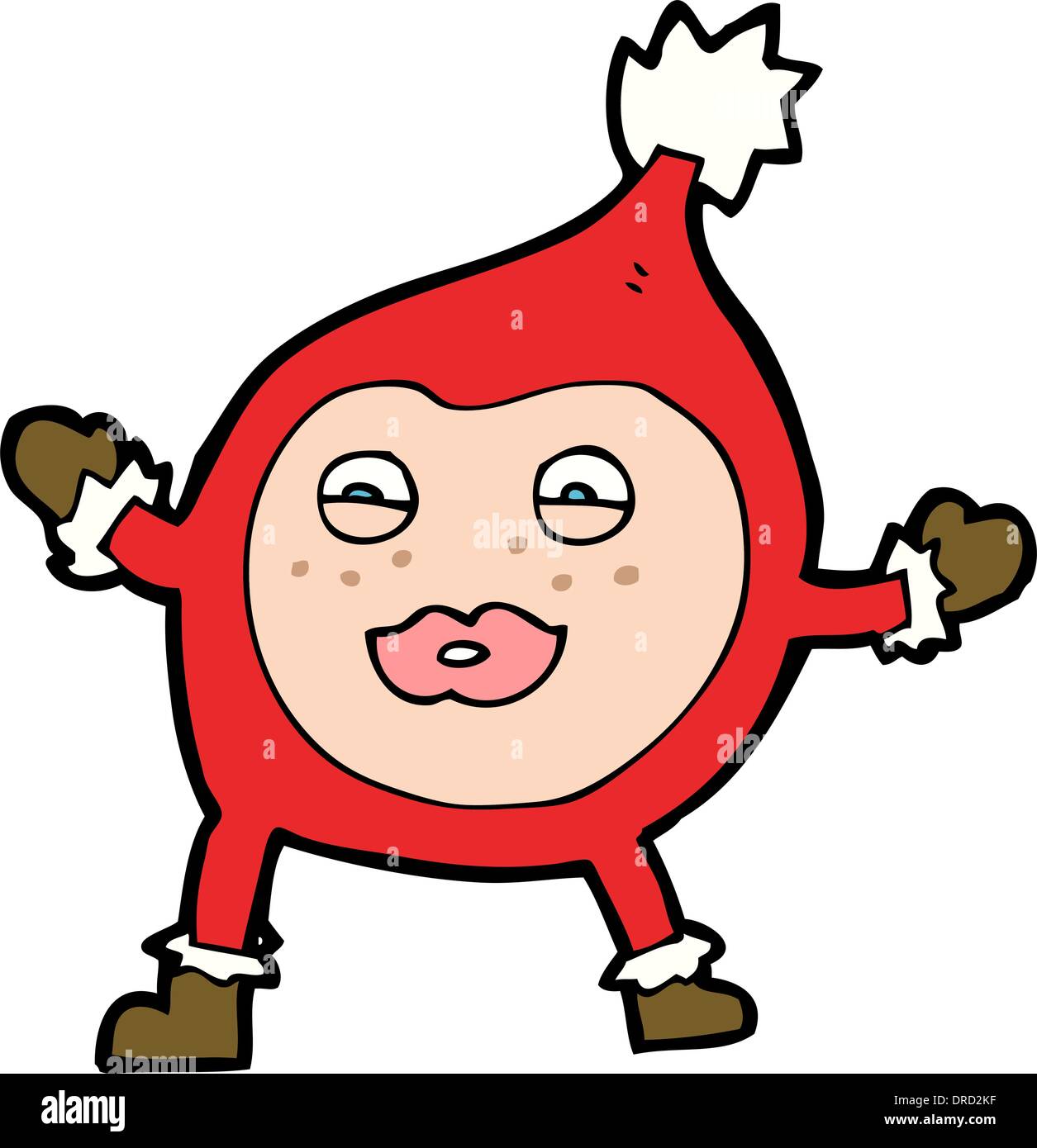 cartoon funny christmas creature Stock Vector Image & Art - Alamy