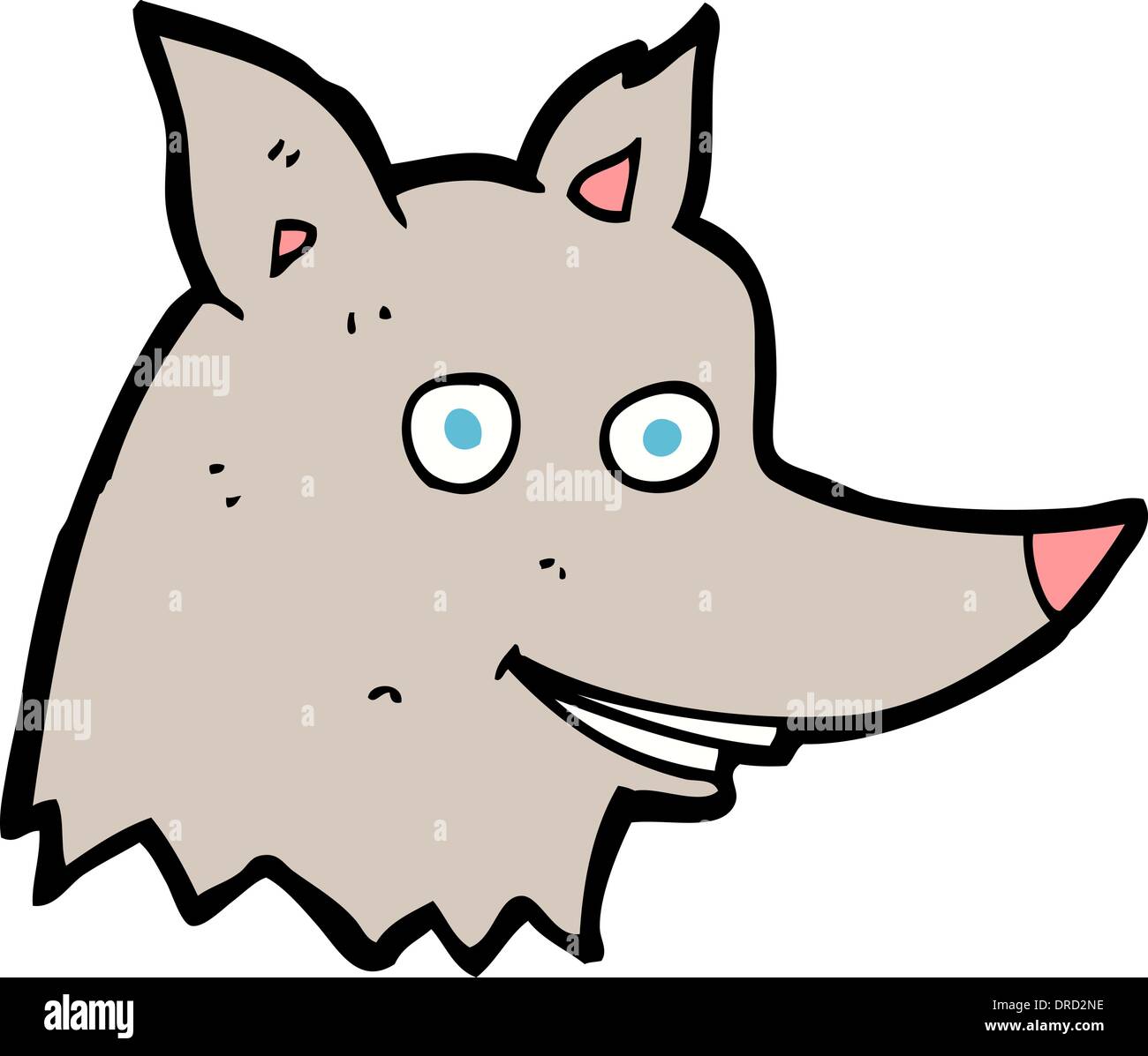 cartoon wolf head Stock Vector Image & Art - Alamy