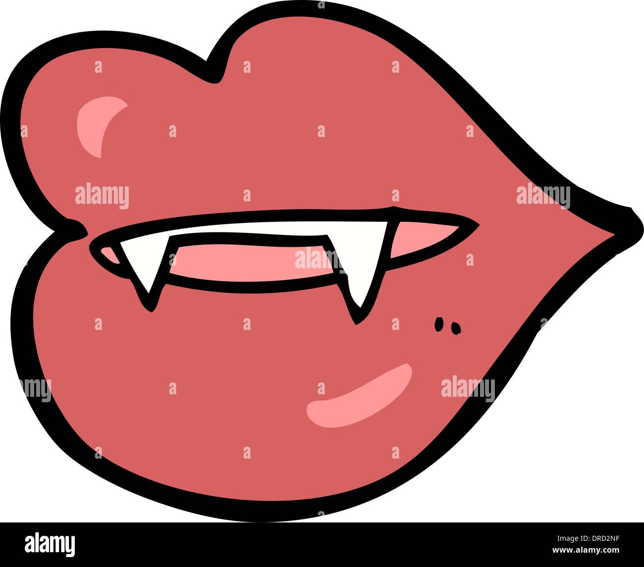 Female vampire fangs Stock Vector Images - Alamy