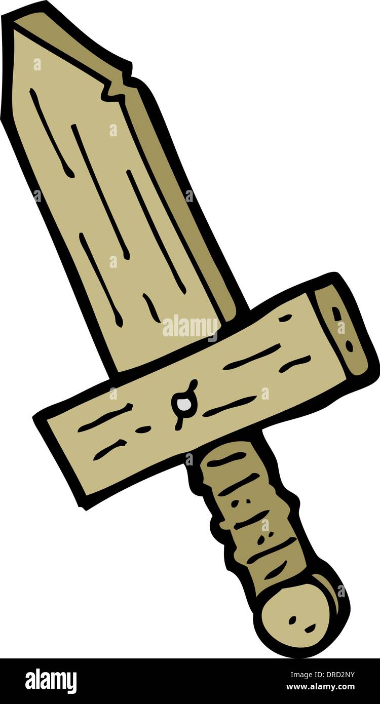 cartoon wooden sword Stock Vector Image & Art - Alamy