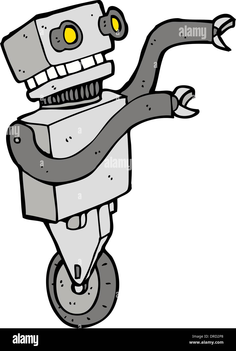 cartoon funny robot Stock Vector Image & Art - Alamy