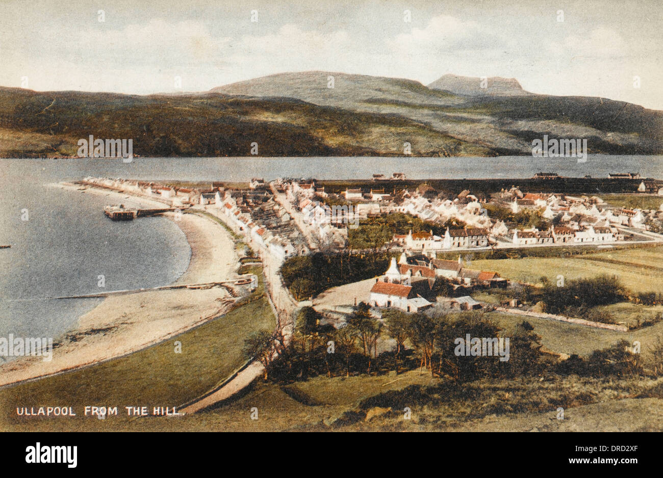 Ullapool - view from the hill Stock Photo - Alamy
