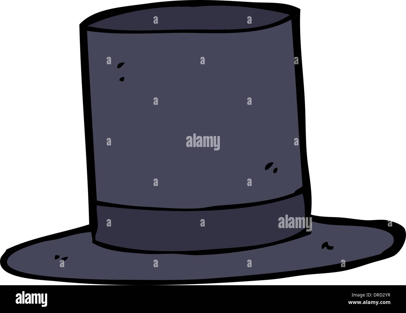 cartoon top hat Stock Vector Image & Art - Alamy
