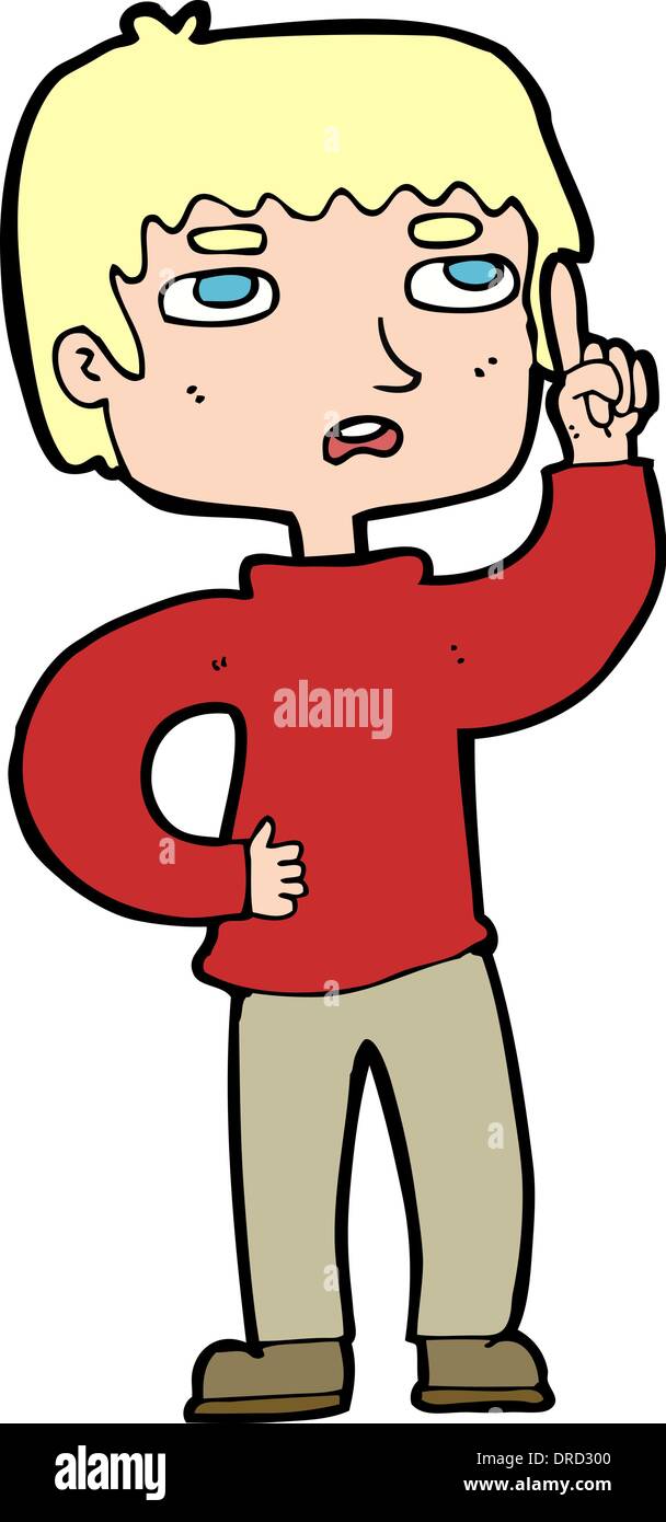 cartoon boy with question Stock Vector Image & Art - Alamy