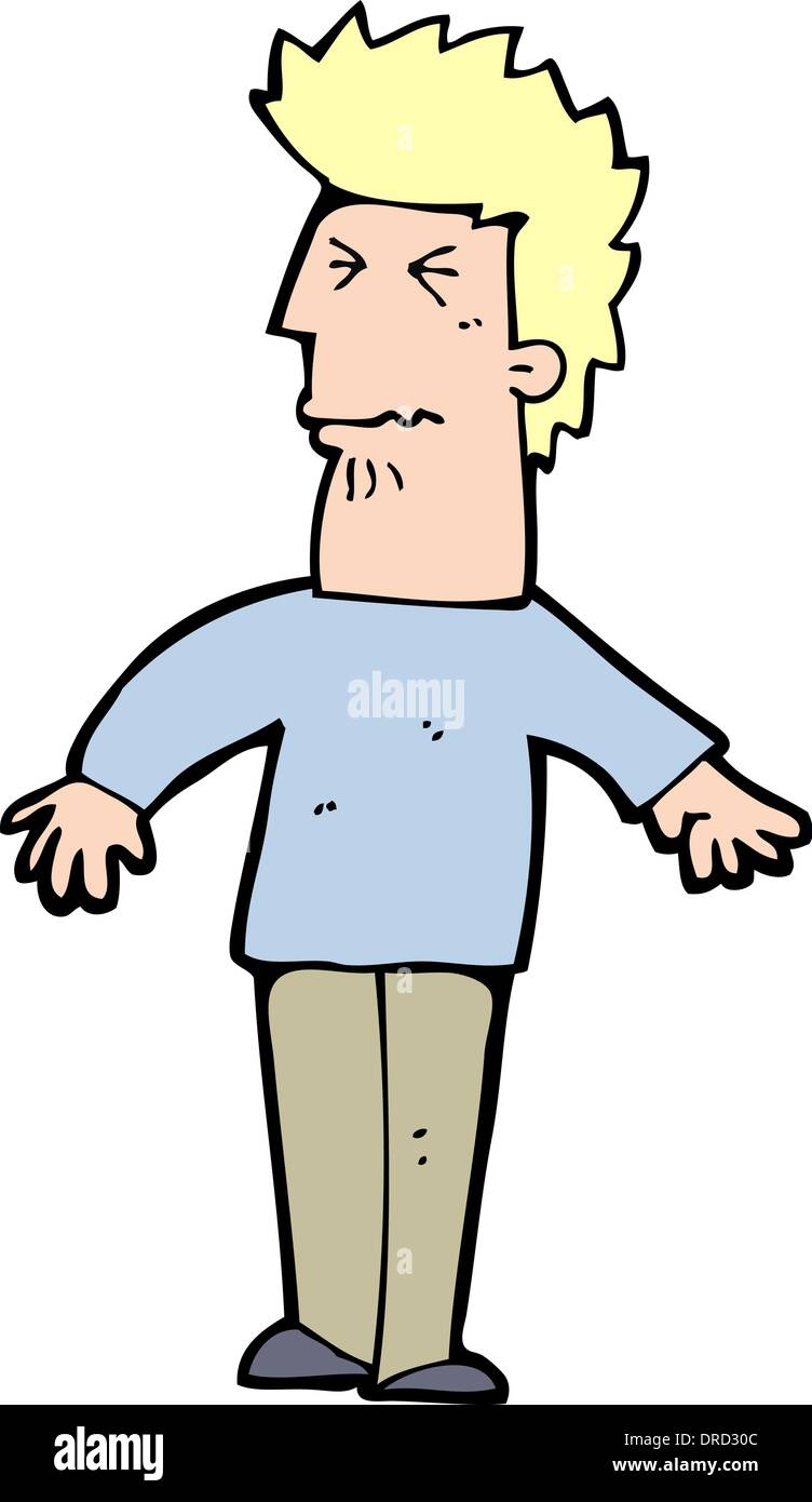 cartoon stressed man Stock Vector Image & Art - Alamy