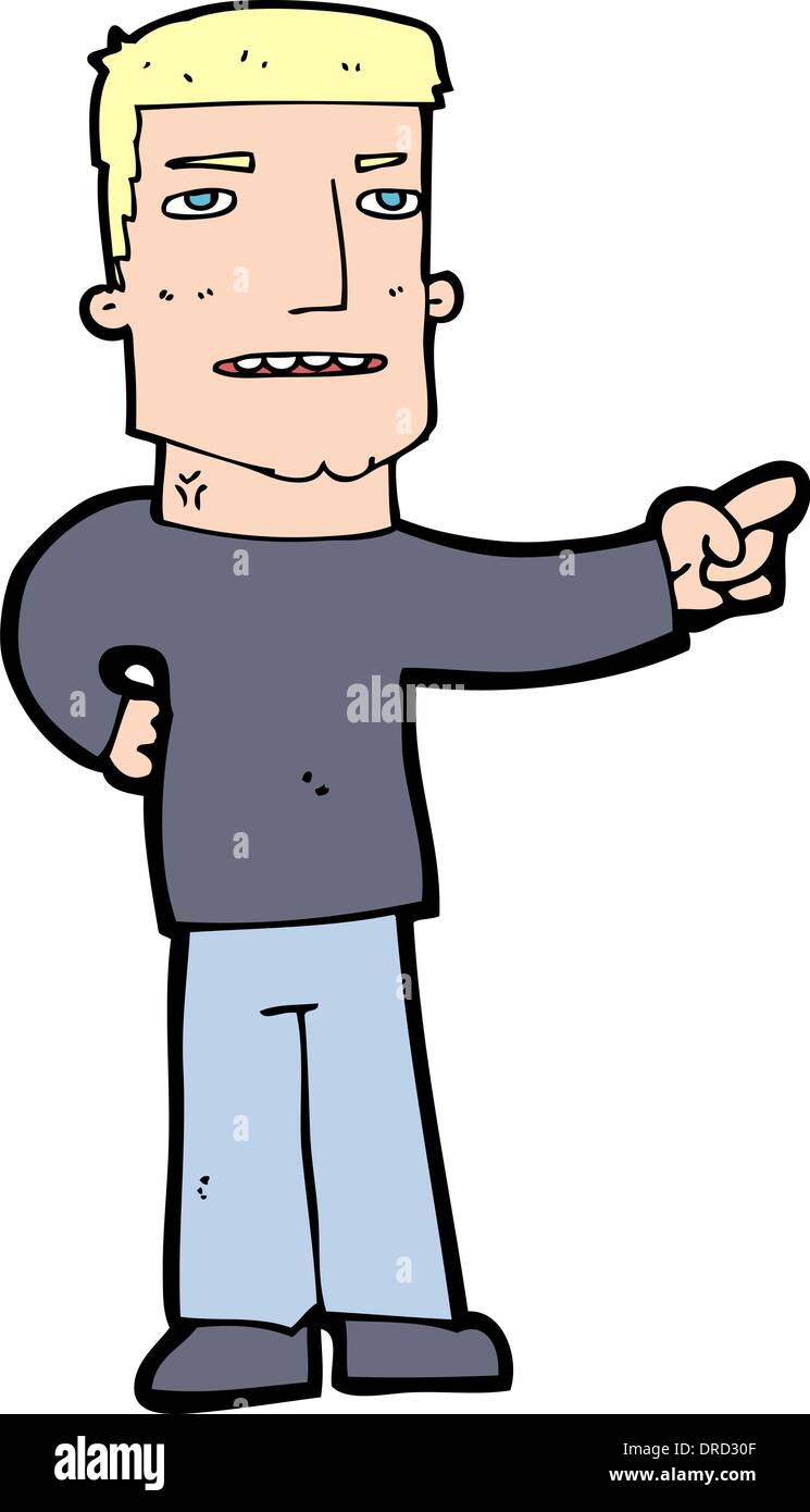 cartoon man pointing Stock Vector Image & Art - Alamy