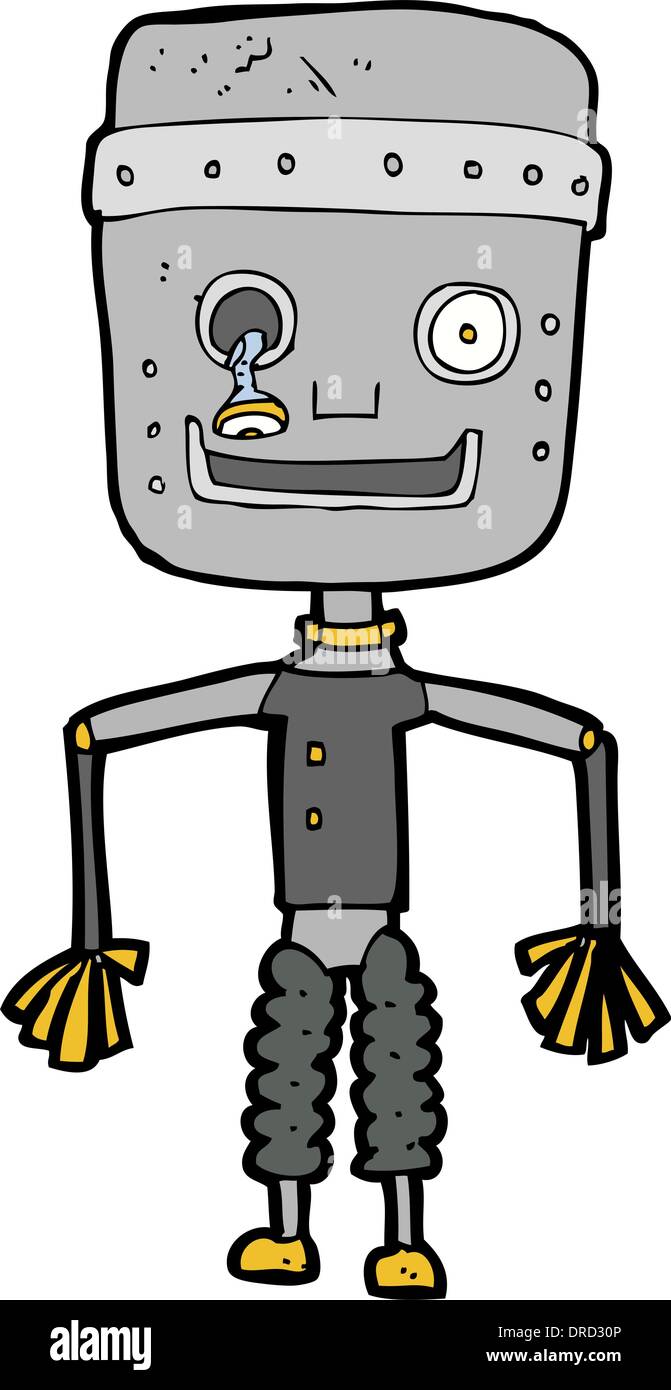 cartoon old robot Stock Vector Image & Art - Alamy