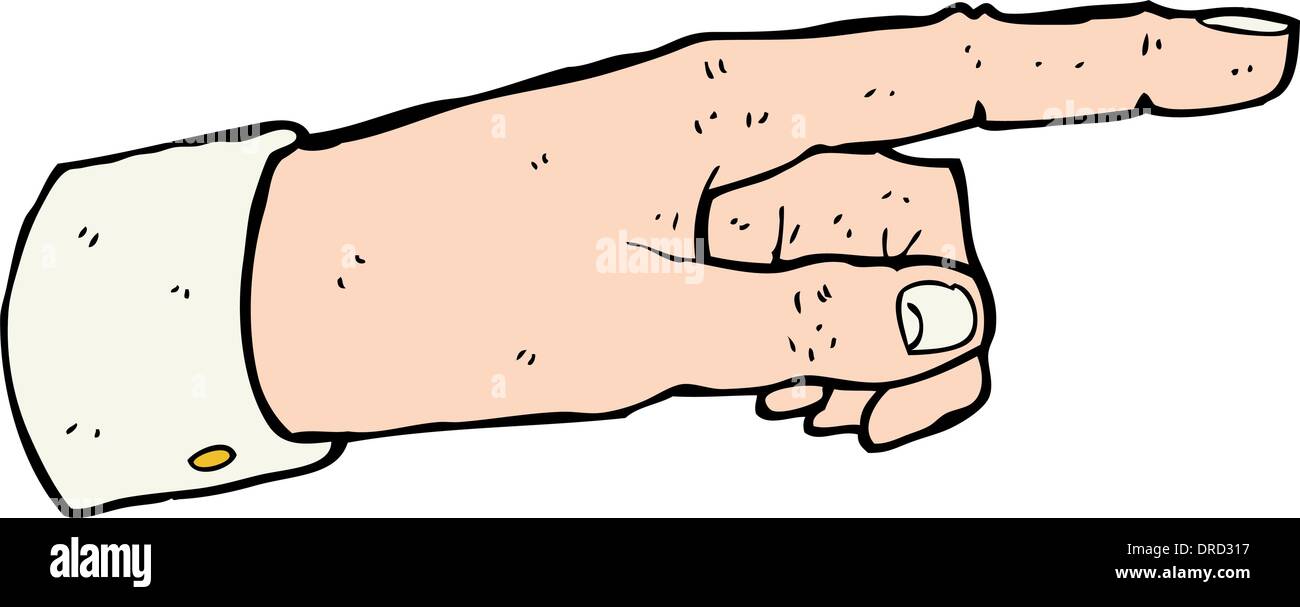 cartoon pointing hand Stock Vector Image & Art - Alamy