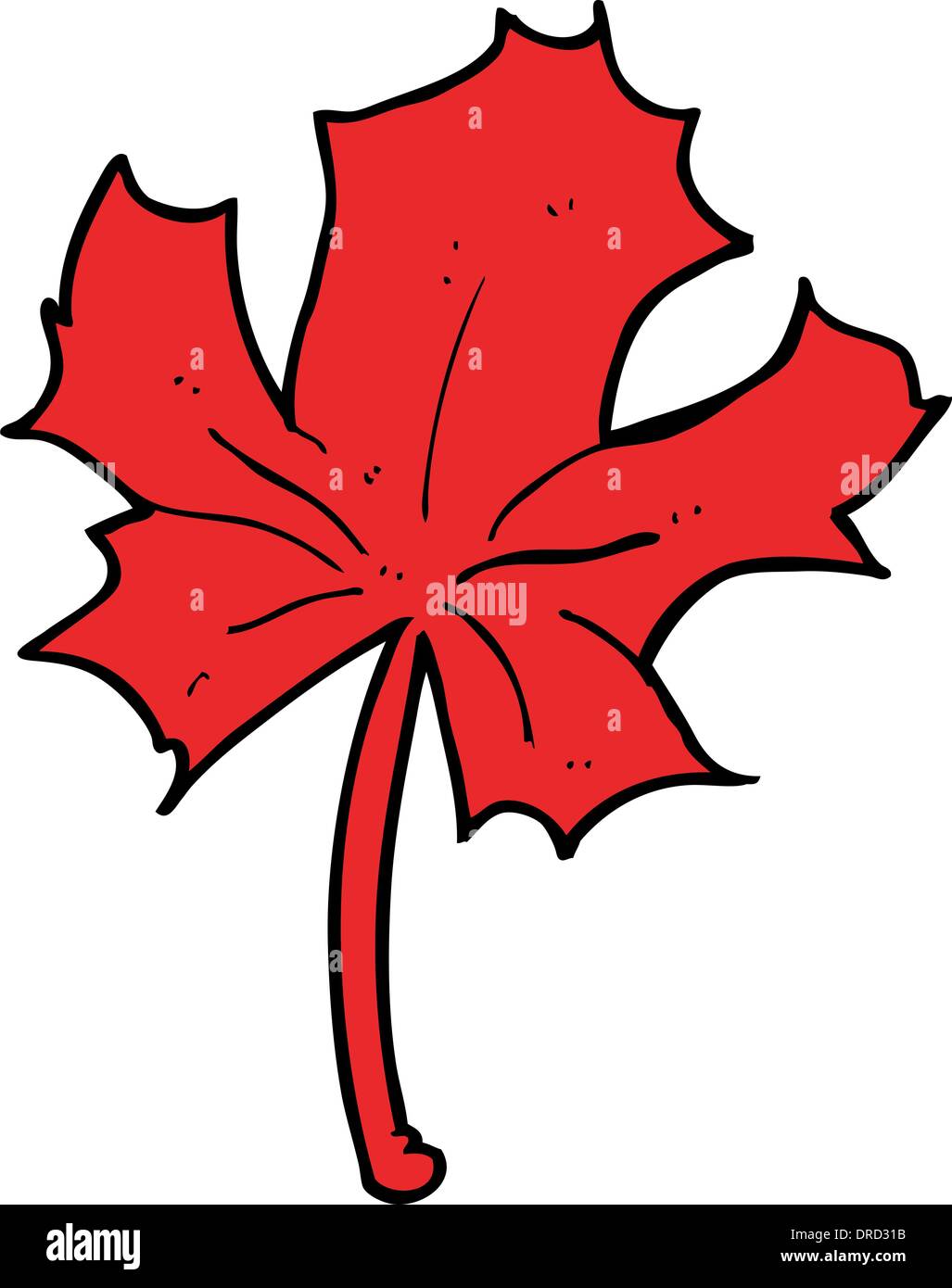 cartoon maple leaf